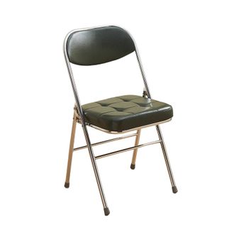 Generic Klappstuhl Camping Kleines Packmaß mit Metallrahmen Bis 100kg Belastbar Klappstühle Gepolstert mit Lehne Platzsparend für Gäste Küche Büro Hochzeit un