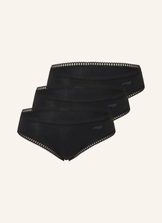 sloggi 3er-Pack Panties Go Crush schwarz