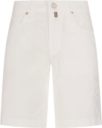 Jacob Cohen Homme, Shorts, Blanc, Taille: W32 Bermuda Nicolas Slim