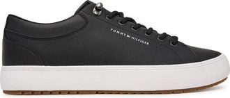 Tommy Hilfiger Sneakers Harlem Lth Vulc Cleat Winter FM0FM05950 Schwarz
