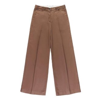 Nine In The Morning Femme, Pantalons, Brun, Taille: W27 Pantalon Femme Marron Nadia