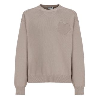 Moschino Rundhals-Strickpullover - - Knitwear - Herren - Beige - M
