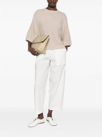 Fabiana Filippi Virgin Wool Blend Sweater - Beige
