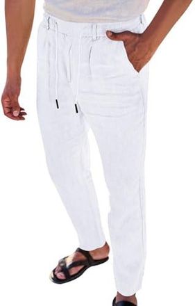 Generic Pantalon De Course Homme Large Grande D&eacute;chir&eacute; Pants Tapered Souple 2025 Cheville Decontract&eacute; Ag&eacute;e Basketball Moulant Nombril Chaussure Bandana &Eacute;lectri