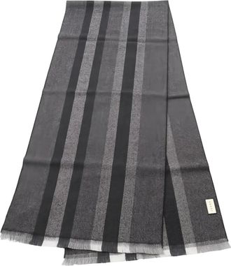 Gucci écharpe à rayures (années 2020) - Gris
