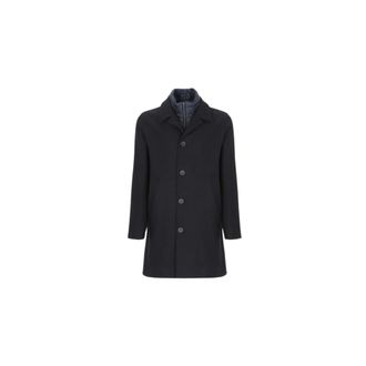 Herno Homme, Manteaux, Noir, Taille: 3XL Manteaux &agrave; boutonnage simple