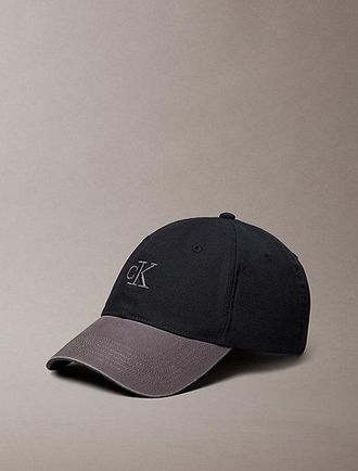 Calvin Klein Casquette r&eacute;glable en toile avec logo brod&eacute;