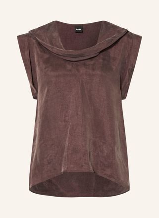 HUGO BOSS Blusenshirt Bremmi braun
