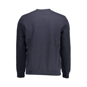 Napapijri Logo-Print Cotton Sweatshirt - Navy