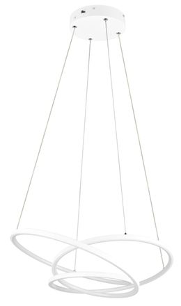 Trio Leuchten LED Pendelleuchte Darvin 349110131, Metall Wei&szlig; matt, inkl. 34 Watt LED, Lichtfarbe einstellbar, Switch Dimmer