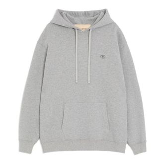 Valentino Jersey Felpa - - Sweatshirts & Hoodies - Herren - Grau - L