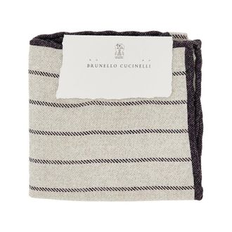 Brunello Cucinelli Jacquard silk pocket square Man One Size