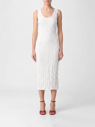 Toteme Robe fourreau midi en jersey &agrave; encolure en U et &eacute;paules d&eacute;nud&eacute;es