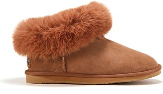 Australia Luxe Foxy Ultra Short Chestnut Ankle Boots