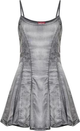 Diesel Femme, Robes, Gris, Taille: 40 FR Mini robe &eacute;vas&eacute;e