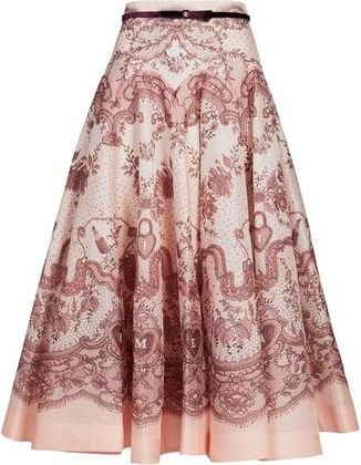 Zimmermann Jupe evas&eacute;e &agrave; motif