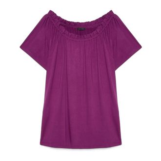 Fiorella Rubino Damen, Blusen & Hemden, Lila, 2XLGr&ouml;&szlig;e
