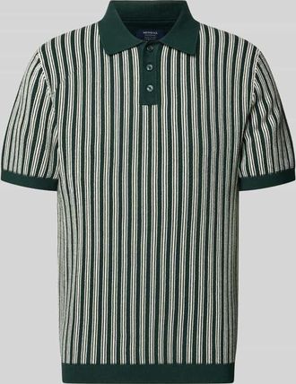 Mc Neal Regular Fit Poloshirt in Strick-Optik