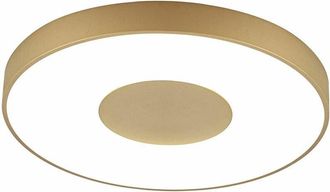 Mantra Mantra - Plafonnier design, Grande lampe de plafond Coin led Or en Plastique