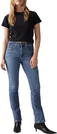 Levi's Femme Jeans 724 High Rise Straight, Blue Wave Mid, 31W / 30L