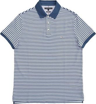 Tommy Hilfiger The 1985 Polo slim fit rayé bleu et blanc, Bleu/blanc, L