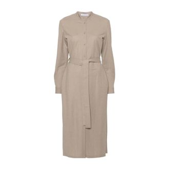 Harris Wharf London Damen, Kleider, Beige, MGr&ouml;&szlig;e