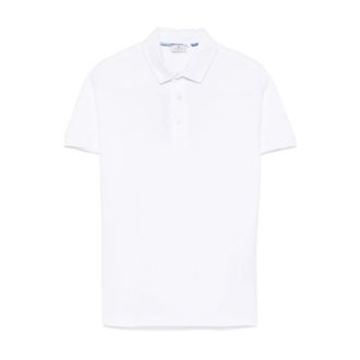 Etro Roma Baumwoll-Polo - - Tops - Herren - Wei&szlig; - XL