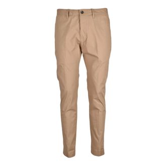 Nine In The Morning Homme, Pantalons, Beige, Taille: M Easy Chino Slim Pantalons