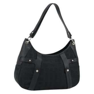 Ferragamo Pre-owned Canvas Schultertasche - - Pre-owned - Damen - Schwarzk - ONE SIZE