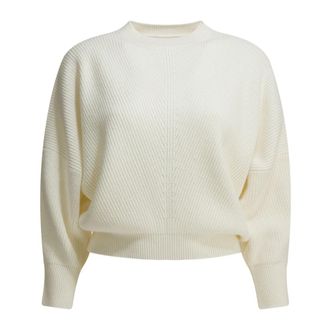 SA SU PHI Gerippter Kaschmirpullover - - Knitwear - Damen - Wei&szlig; - L