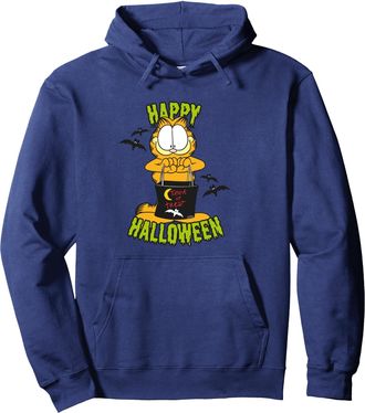 Garfield Halloween-Zeichentrickserie mit lustigen Zombie-Freunden Pullover Hoodie