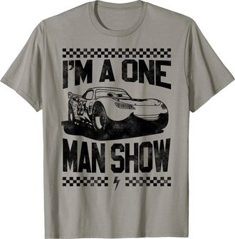 Disney Pixar Cars Lightning McQueen One Man Show T-Shirt