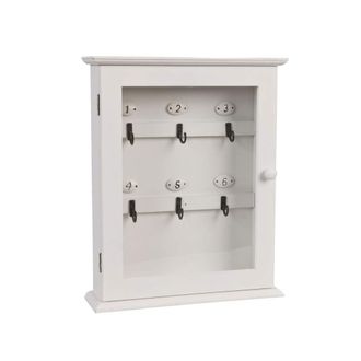 Clayre & Eef 6H0601 Schlüsselkasten Holz/Metal 25 * 7 * 31 cm