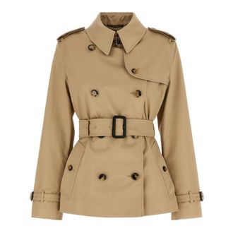 Burberry Lakefield Trench Jacke - - Coats - Damen - Beige - S