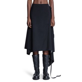 Ann Demeulemeester Ylva Midi Wrap Skirt