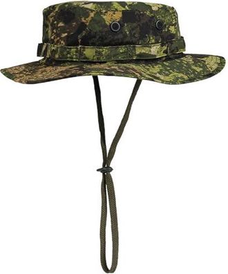 Mil-Tec Chapeau Boonie Unisexe en Coton indéchirable - Durable et léger - Chapeau Tactique à Large Bord ventilé avec Sangle de Menton réglable