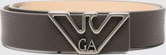 Emporio Armani Verstellbarer Polyesterg&uuml;rtel mit Eagle-Monogramm-Schnalle