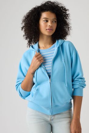 Levi's Everyday Full Zip Hoodie - Femme - Bleu / Alaskan Blue - XS