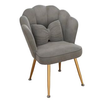 Generic Cocktailsessel In Muschelform, Samt Stuhl Mit Armlehne, Sessel Wohnzimmer, Loungesessel, St&uuml;hle Esszimmer, Relaxsessel, Sessel Schlafzimmer, Deko Zimm