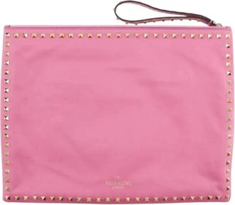 Valentino Pochette Vintage doccasion - Femme - Pre-owned - Rose - Taille: ONE Size