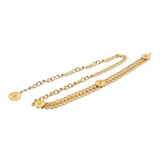 Chanel Ceinture cha&icirc;ne maillons pr&eacute;-achet&eacute;e - Femme - Pre-owned - Jaune - Taille: ONE Size