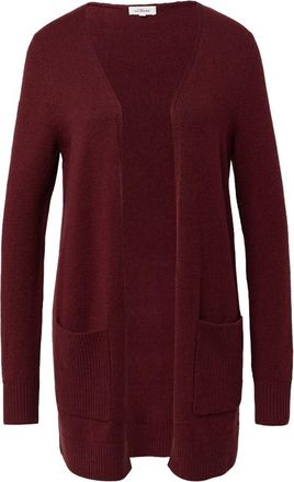 s.Oliver Weiche Strickjacke mit aufgesetzten Taschen