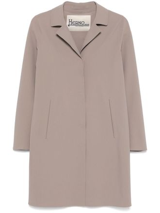 Herno manteau &agrave; simple boutonnage - Gris