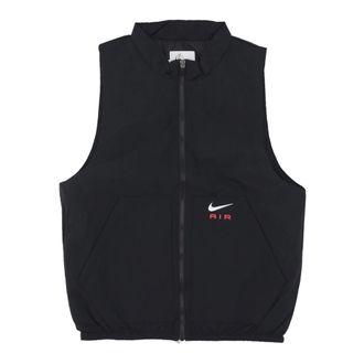 Nike Schwarze Isolierte Sportweste Air - - Sport - Herren - Schwarzk - XL