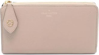 Louis Vuitton 2021 L-förmiges Portemonnaie mit Reißverschluss - Nude