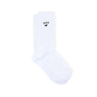 Arte Chaussettes mi-hautes logo en coton m&eacute;lang&eacute;