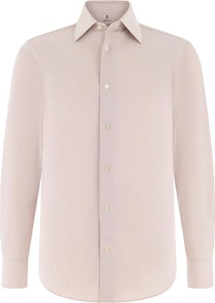 Boggi Milano Homme, Chemises, Orange, Taille: 2XL Polo en jersey japonais