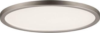 Paulmann 929.46 LED Einbaupanel Areo IP23 rund 12W 3000K Nickel matt