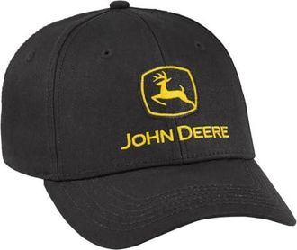 John Deere LP69073 Casquette pour homme avec logo Noir