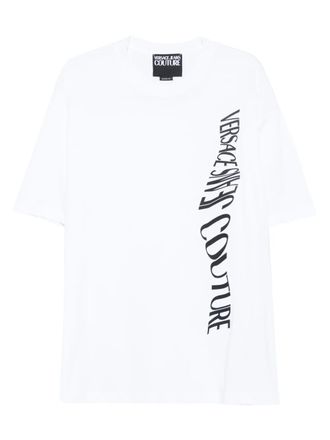 Versace Jeans Couture t-shirt à logo imprimé - Blanc